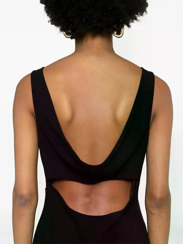 Givenchy Cowl-back Crepe Minidress