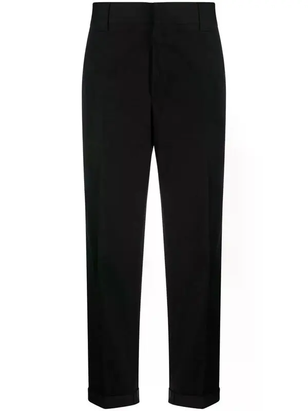GOLDEN GOOSE Logo-patch Straight-leg Trousers