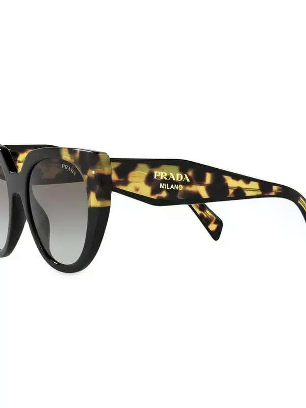Prada Cat-eye Tortoiseshell-effect Sunglasses