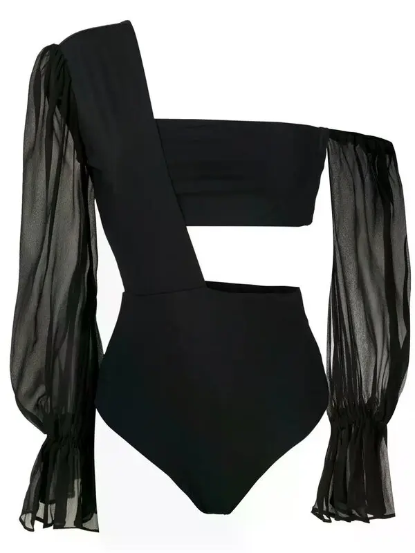 AMIR SLAMA One-shoulder Bodysuit
