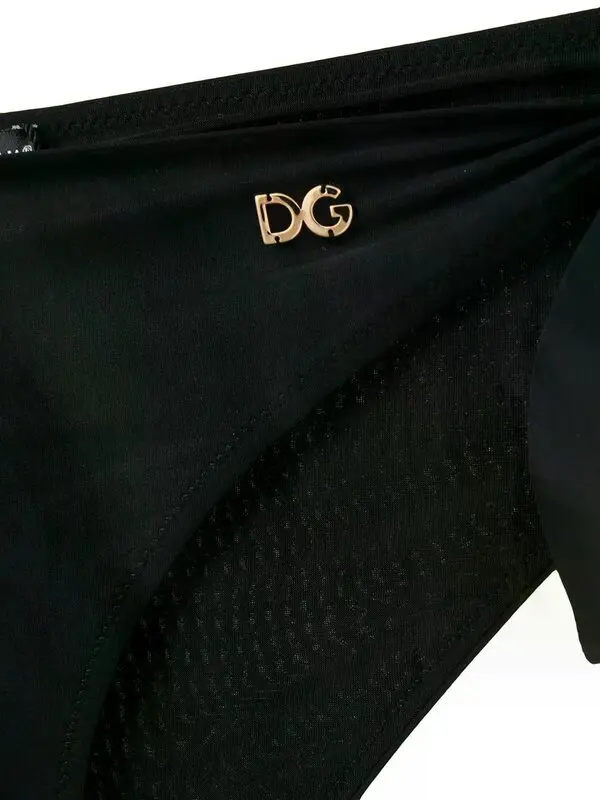 Dolce & Gabbana Side-tie Bikini Bottom - Black