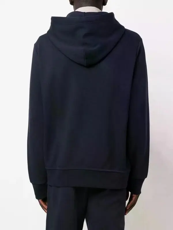 Polo Ralph Lauren Cotton-blend Jersey Zip-up Hoodie - Blue
