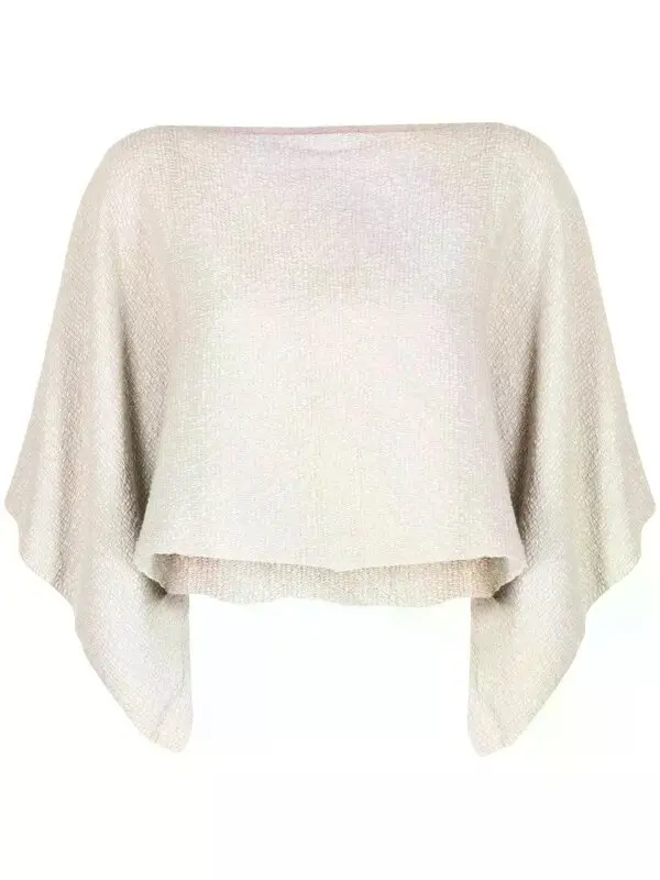 Voz Cape-style Knit Jumper - Neutrals