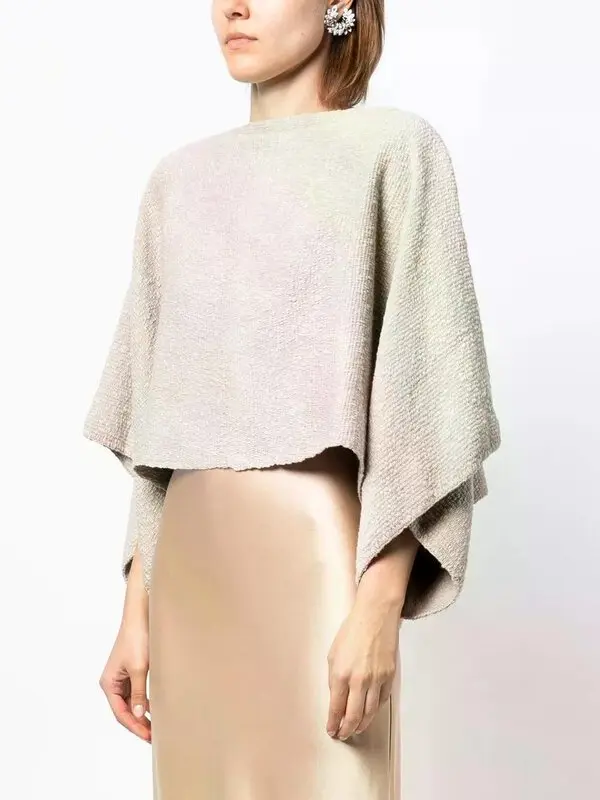 Voz Cape-style Knit Jumper - Neutrals