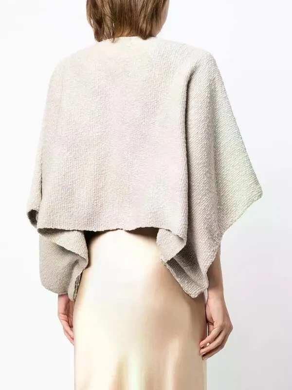 Voz Cape-style Knit Jumper - Neutrals