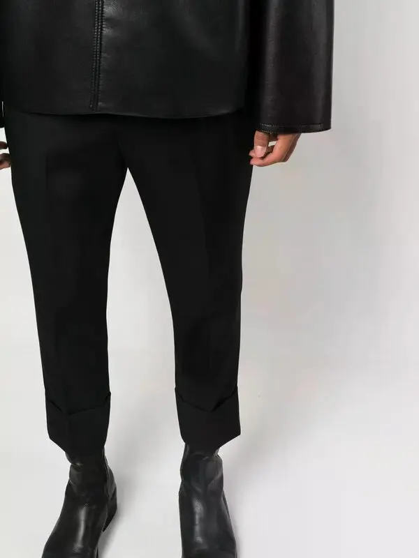 SAPIO Cropped Wool Trousers