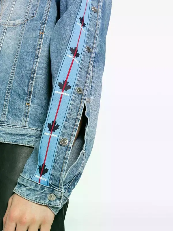 Dsquared2 Logo-paneled Denim Jacket