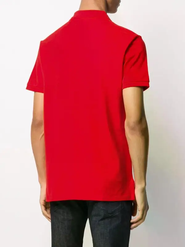 Polo Ralph Lauren Logo Embroidered Polo Shirt - Red