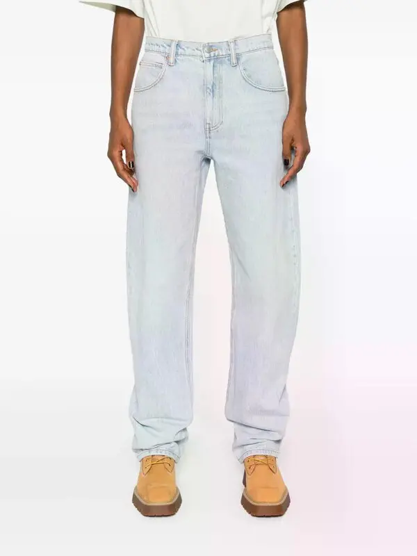 Alexander Wang High-rise Tapered Jeans