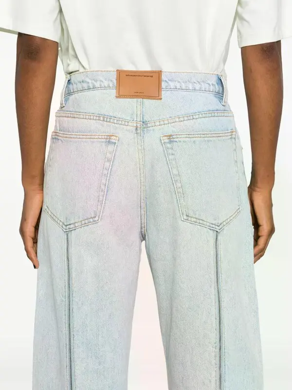 Alexander Wang High-rise Tapered Jeans