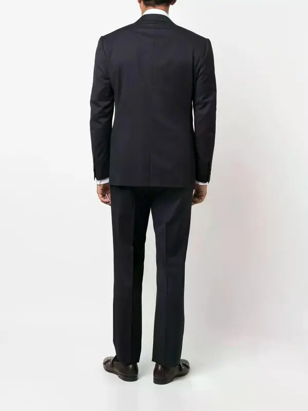Corneliani Single-breasted Virgin-wool Suit - Blue