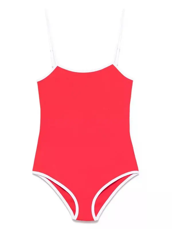 Miu Miu Two-tone Swimsuit - Red
