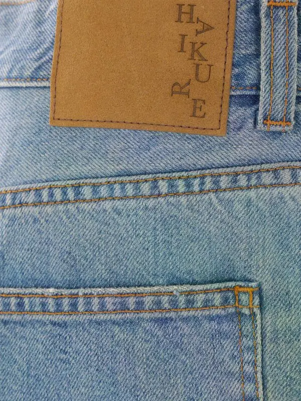 HAIKURE Logo-patch Straight-leg Jeans