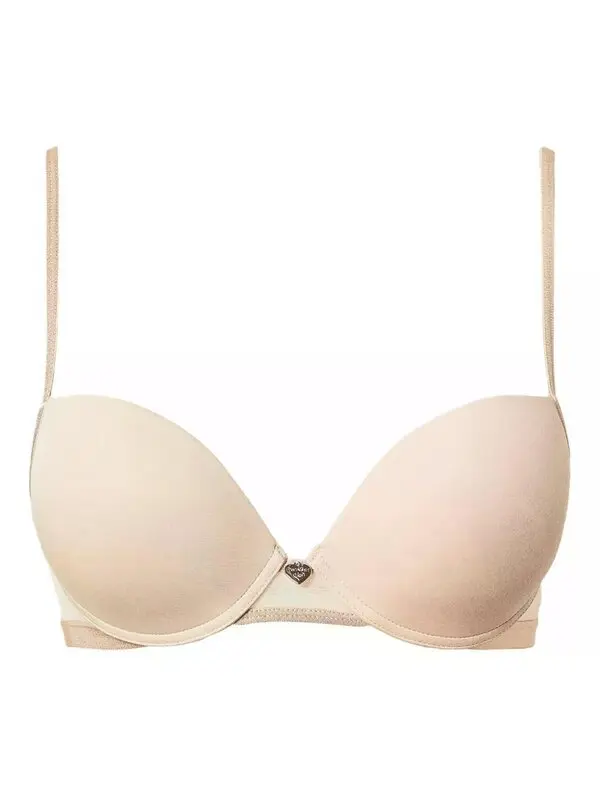 TWINSET Heart-charm Padded Bra - Neutrals