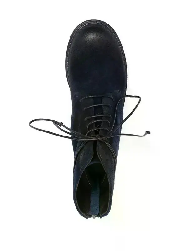 Marsèll Lace-up Suede Boots - Blue