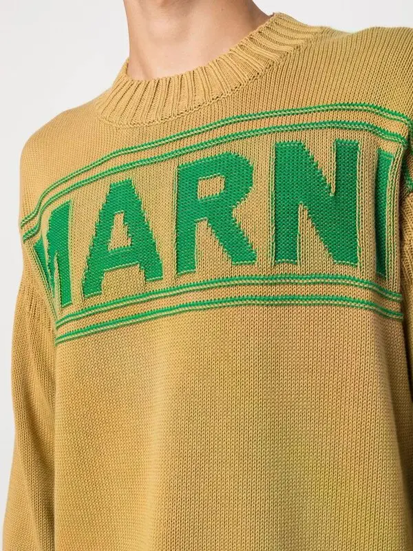 Marni Logo-print Knit Jumper