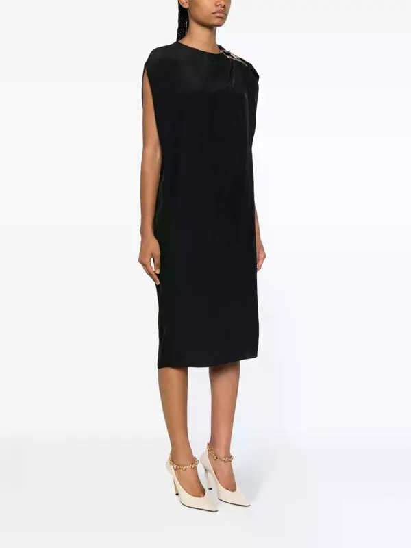 LANVIN Ring-detail Midi Dress