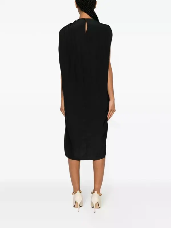LANVIN Ring-detail Midi Dress