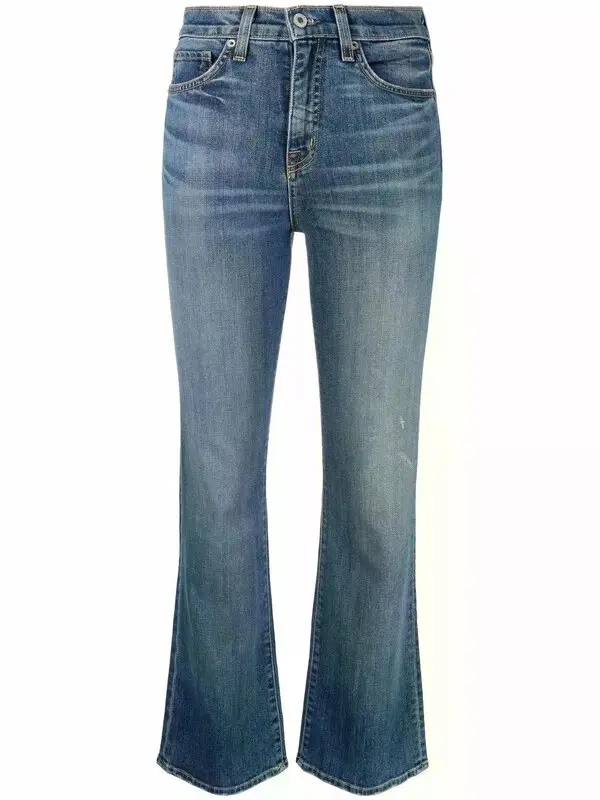 NILI LOTAN High-rise Bootcut Jeans