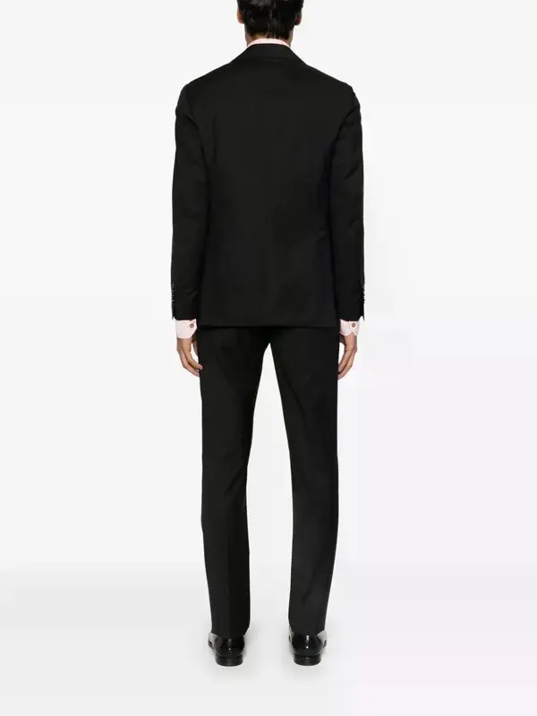 LARDINI Wool Suit - Black