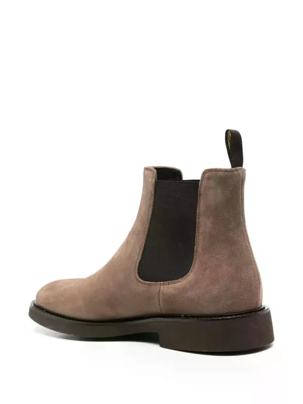 DOUCAL'S Pull-on Suede Chelsea Boots - Brown