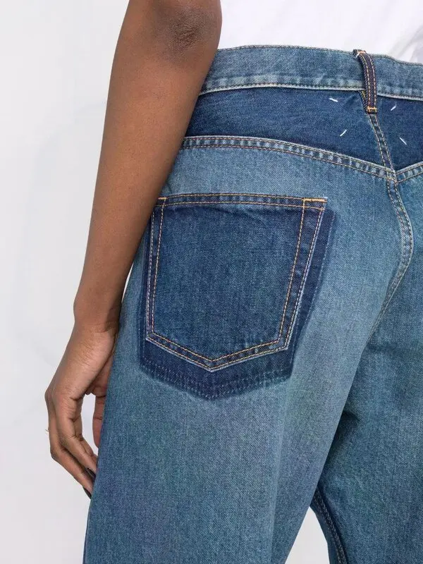 MAISON MARGIELA Oversize Two-tone Jeans