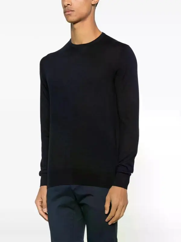 Bruno Manetti Fine-knit Sweater - Blue