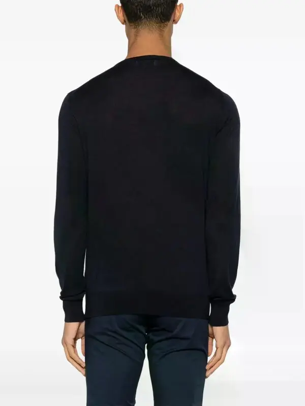 Bruno Manetti Fine-knit Sweater - Blue