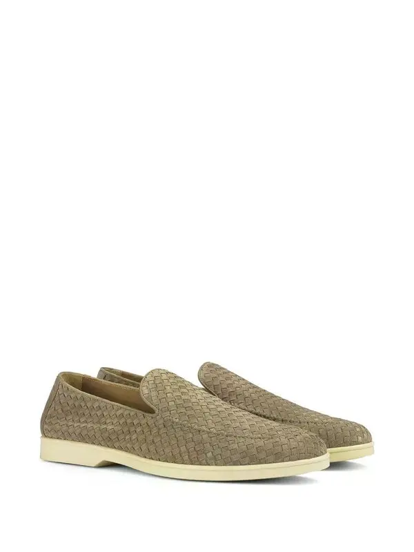 DOUCAL'S Suede Loafers - Neutrals