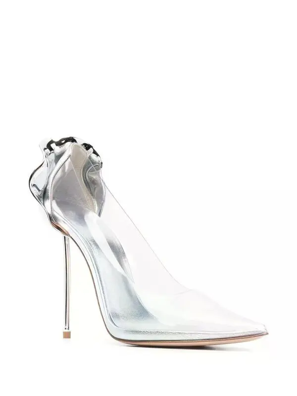 LE SILLA Petalo Pointed Pumps - Grey
