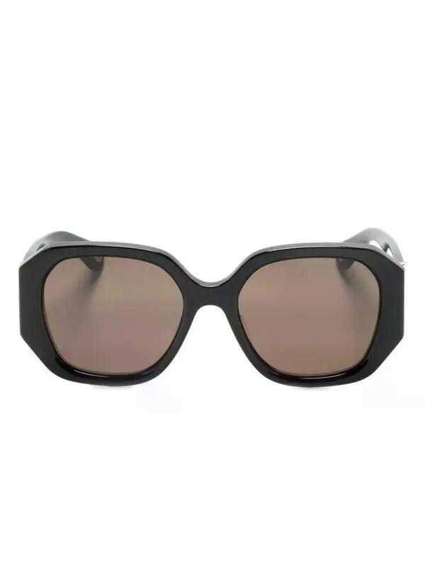 Chloé Marcie Oversized Sunglasses - Black