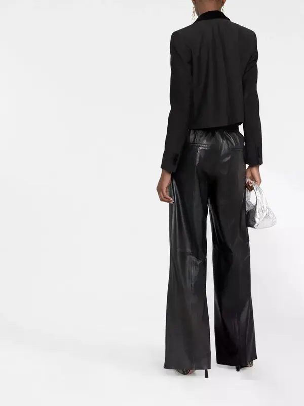 Philipp Plein Rhinestone Embellished Cropped Blazer