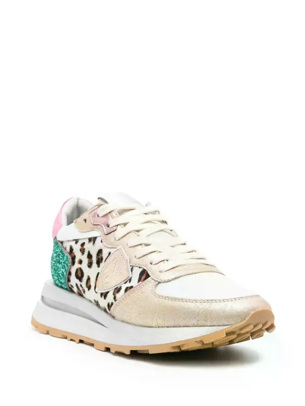 Philippe Model Tropez Haute Leopard-print Sneakers