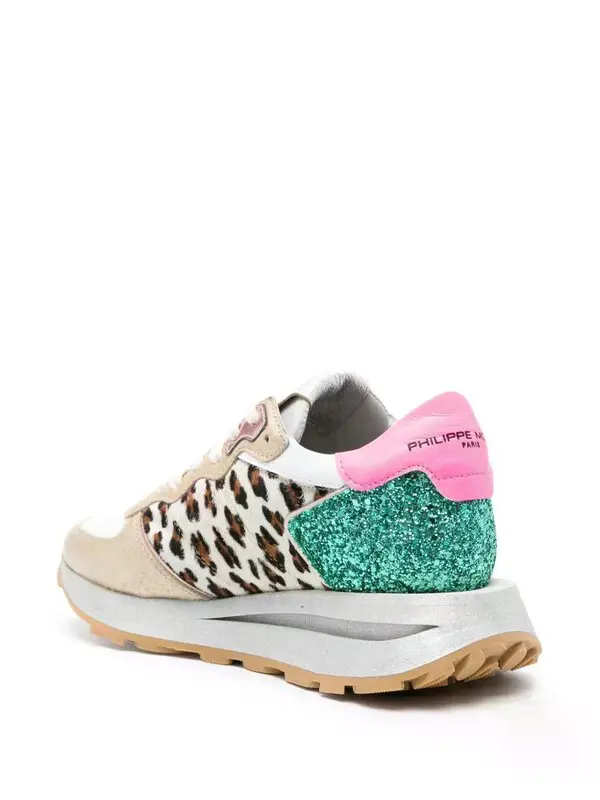 Philippe Model Tropez Haute Leopard-print Sneakers