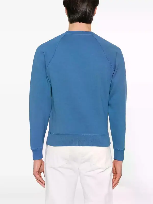 TOM FORD Cotton Sweatshirt - Blue