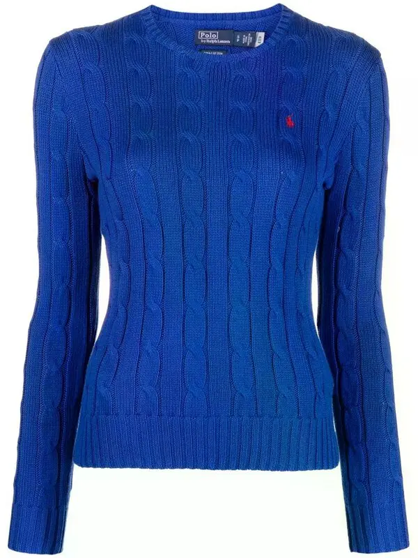 Polo Ralph Lauren Polo Pony Cable-knit Jumper - Blue