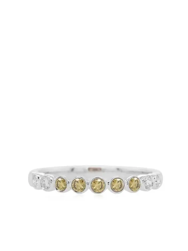 HYT JEWELRY 18kt White Gold Diamond Ring - Silver