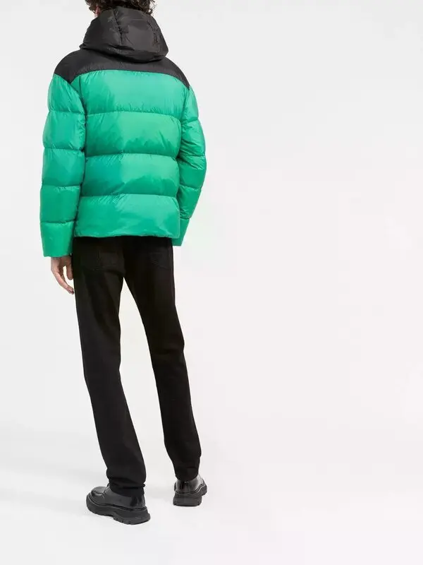 Dsquared2 Zip-pockets Hooded Padded Jacket - Green