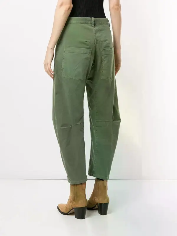 NILI LOTAN Shon Wide-leg Trousers Army - Green