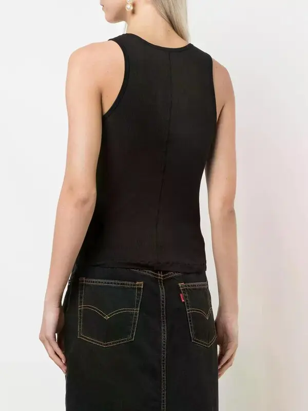 Wardrobe.NYC Ribbed Slim-fit Tank Top