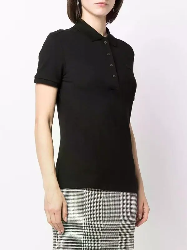 Lacoste Short-sleeve Slim-fit Polo Shirt - Black