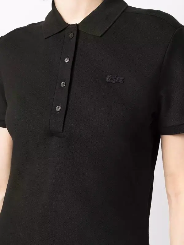Lacoste Short-sleeve Slim-fit Polo Shirt - Black