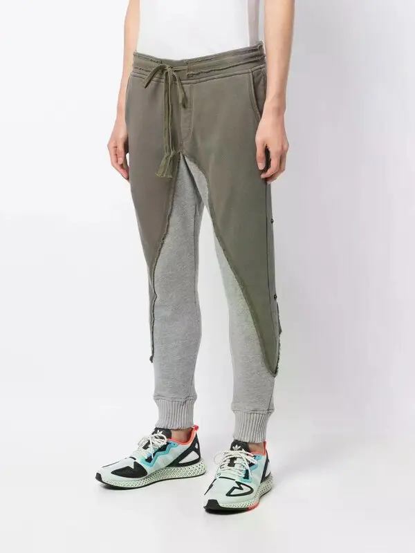 GREG LAUREN Patchwork Drawstring Trousers