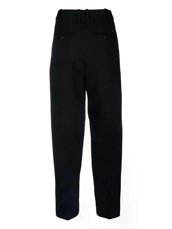 Tommy Hilfiger Pleated Tapered Wide-leg Trousers