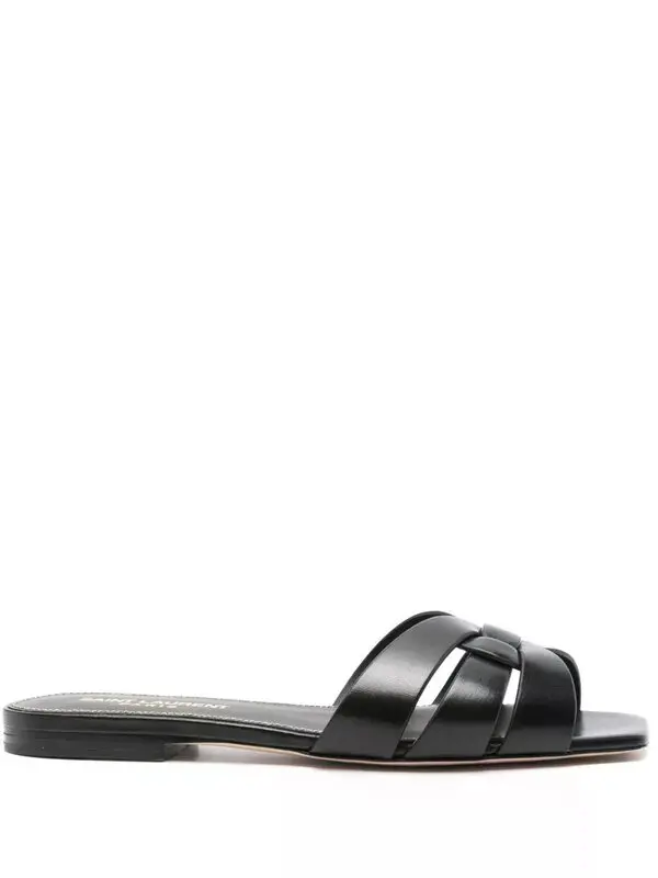 Saint Laurent Tribute Sandals - Black