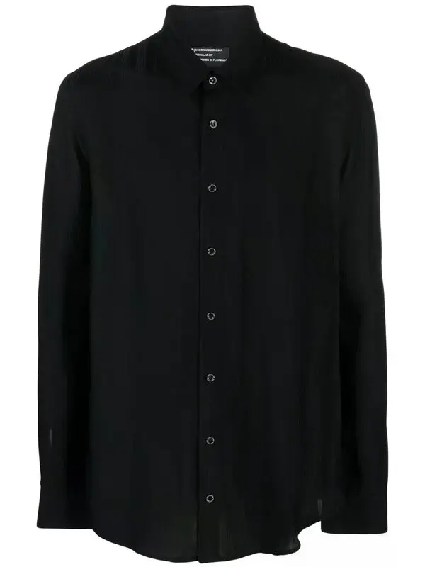 Patrizia Pepe Long-sleeved Twill Shirt
