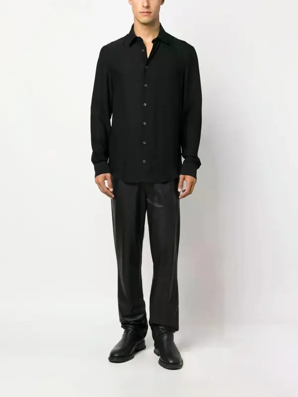 Patrizia Pepe Long-sleeved Twill Shirt