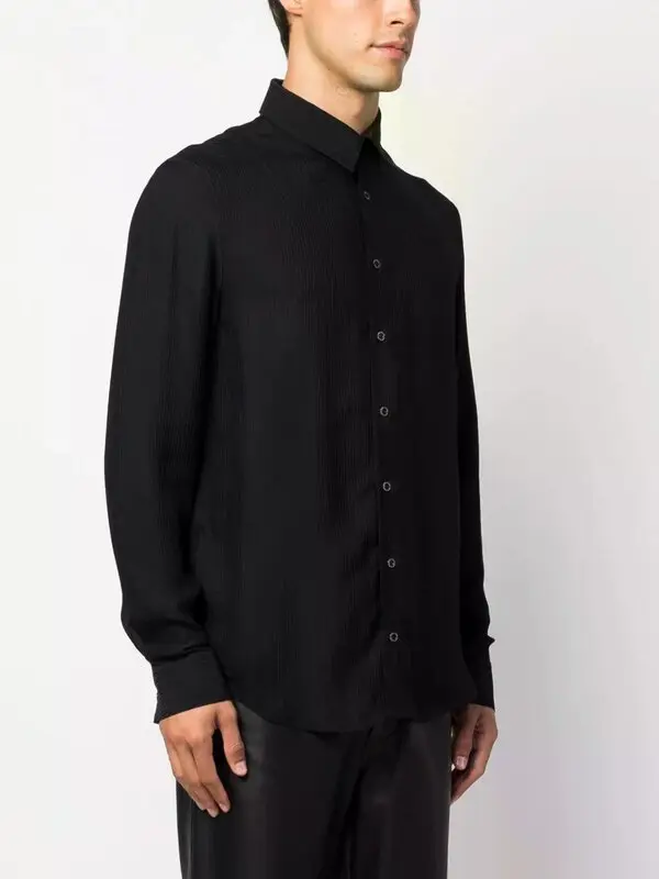 Patrizia Pepe Long-sleeved Twill Shirt
