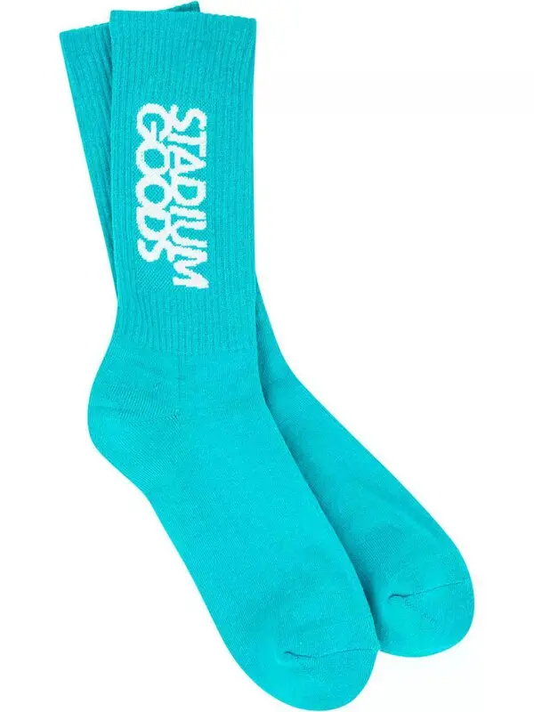 STADIUM GOODS Logo Crew Socks - Blue