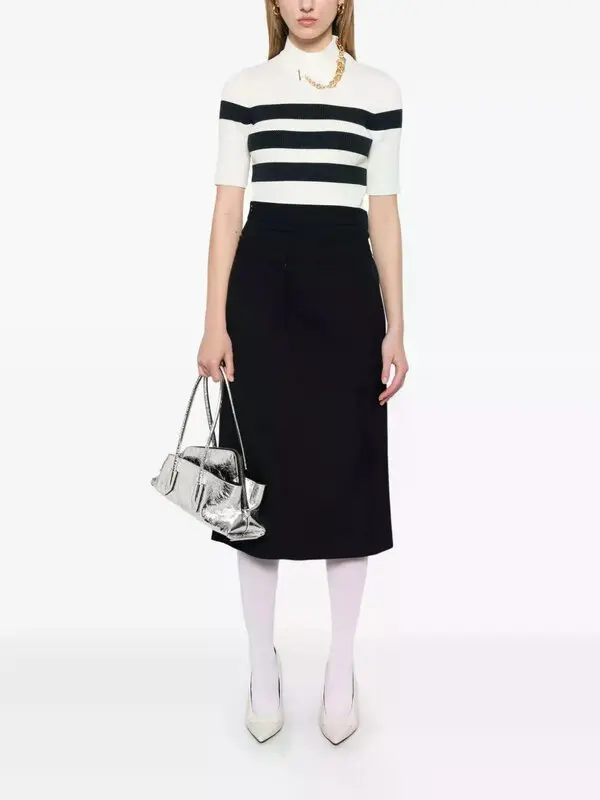 JEAN PAUL GAULTIER Fine-ribbed T-shirt - White